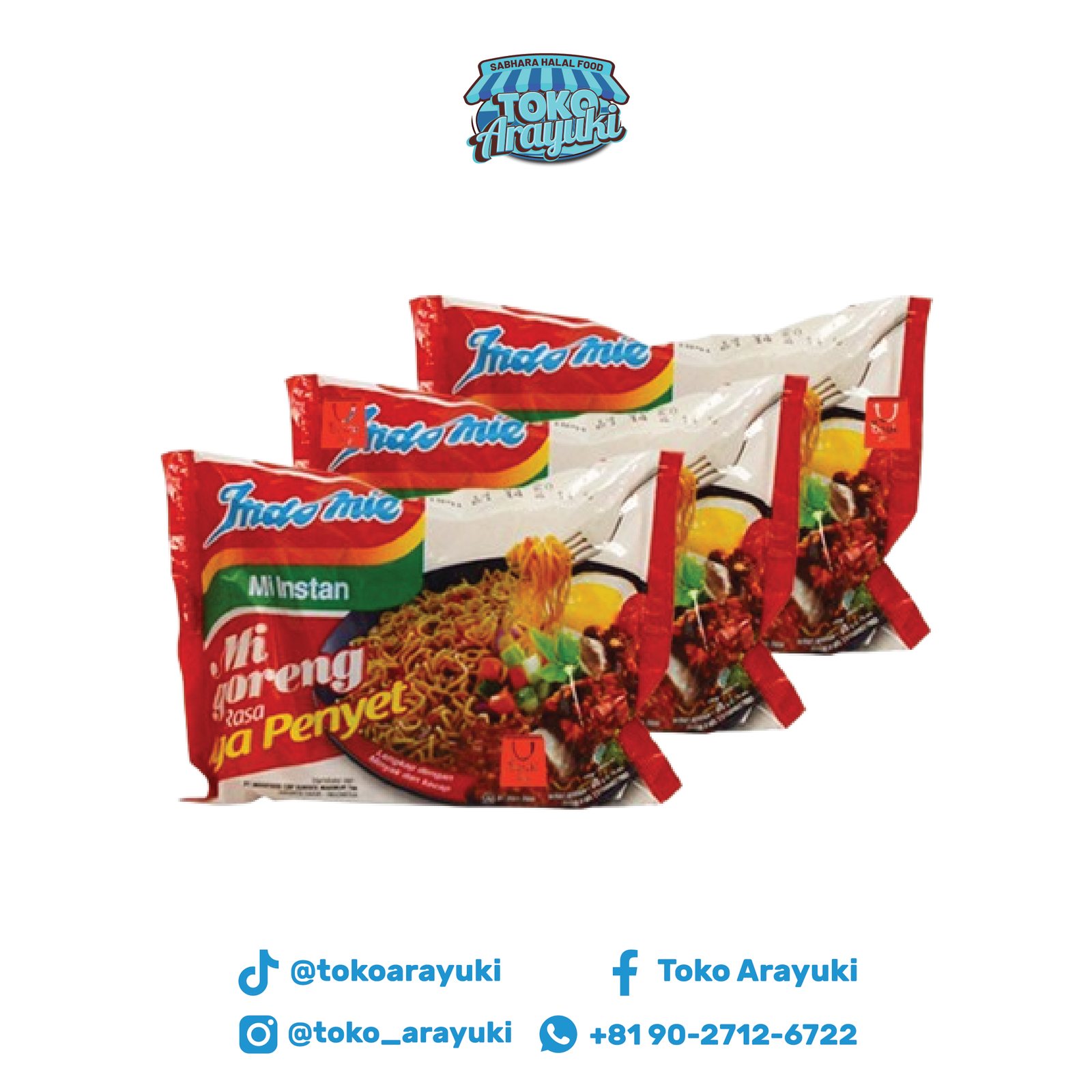 Indomie Mie Goreng Rasa Iga Penyet 1 pcs - Sabhara Halal Food