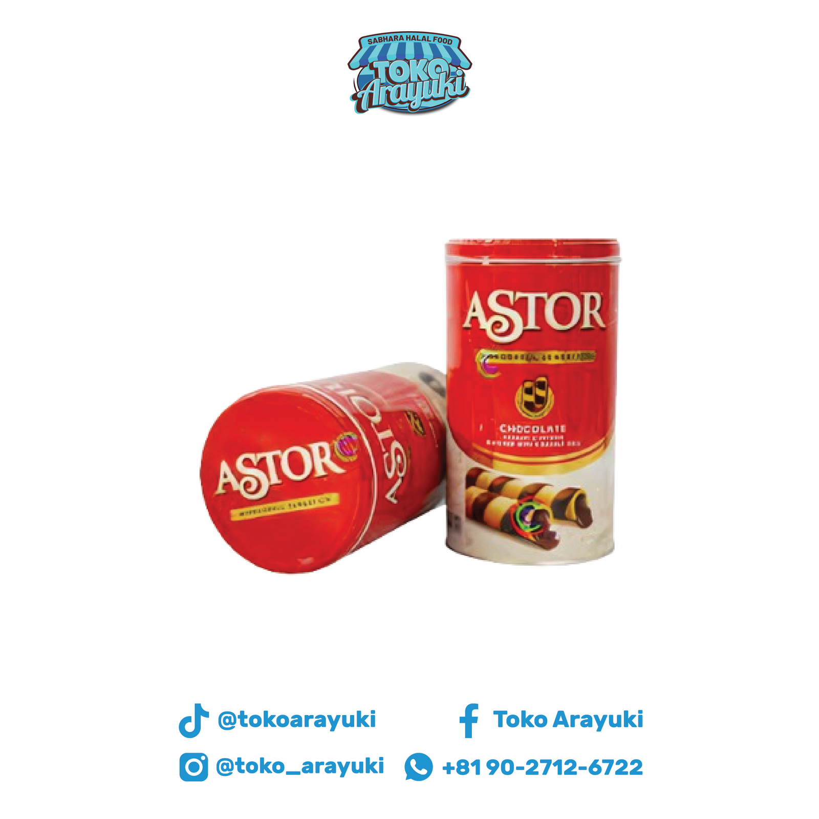 Astor Chocolate Wafer Stick - Sabhara Halal Food
